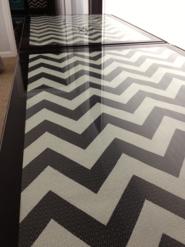 DIY Chevron Desk - The Yes Girls