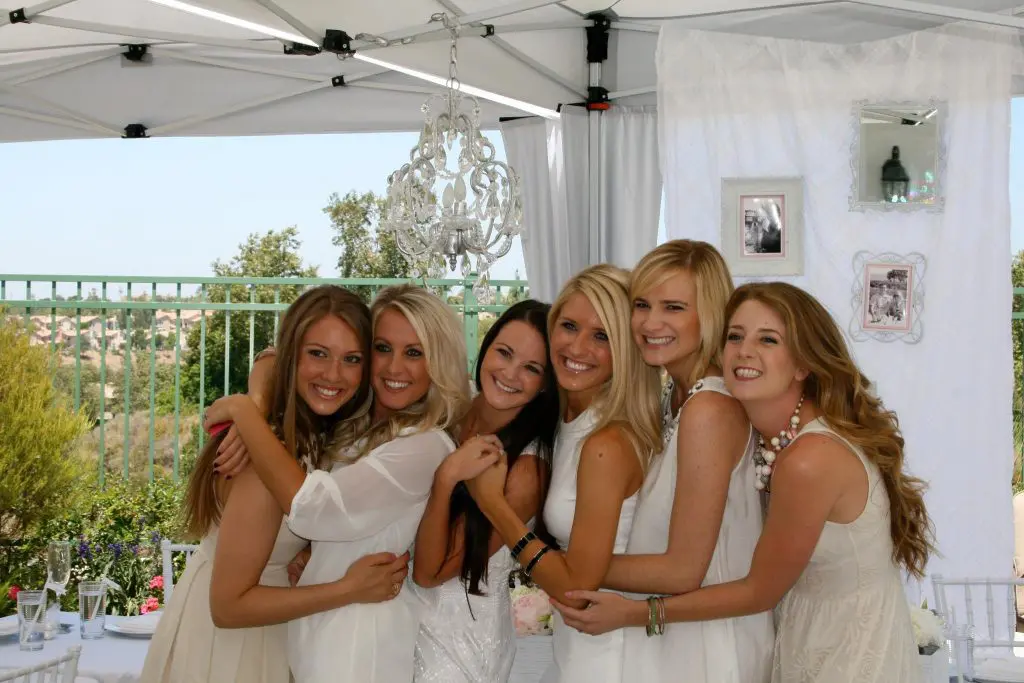 All White Bridal Shower, by The Yes Girls Events