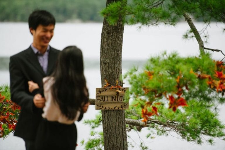 Fall Themed Marriage Proposal by The Yes Girls