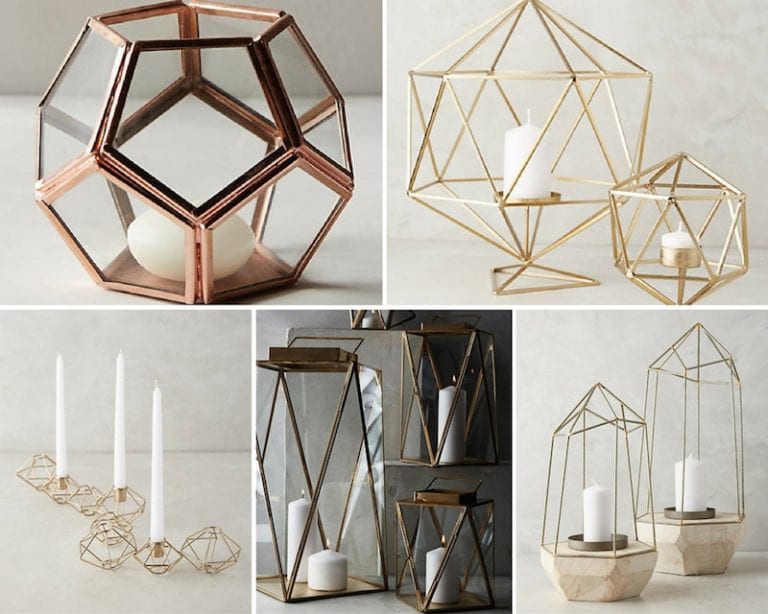 Geometric Wedding Decor