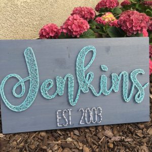 String Art Event Decor