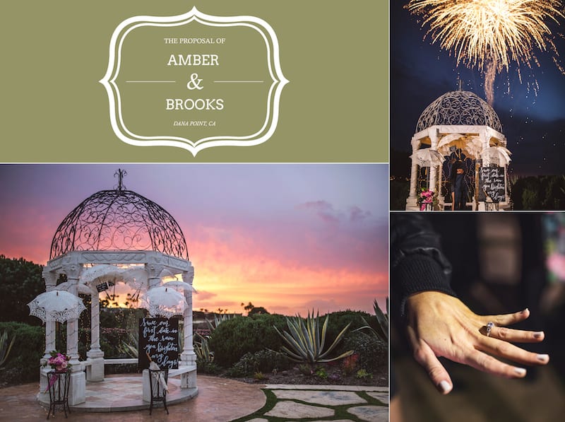 Marriage Proposal with Fireworks in OC