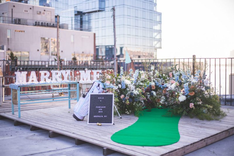 Putt Putt Golf Themed Proposal in New York City