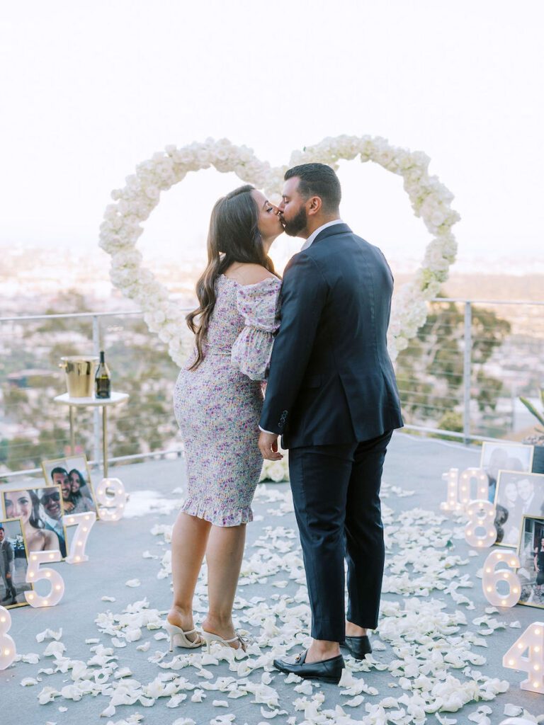 Timeless Marry Me? Proposal on LA rooftop - The Yes Girls