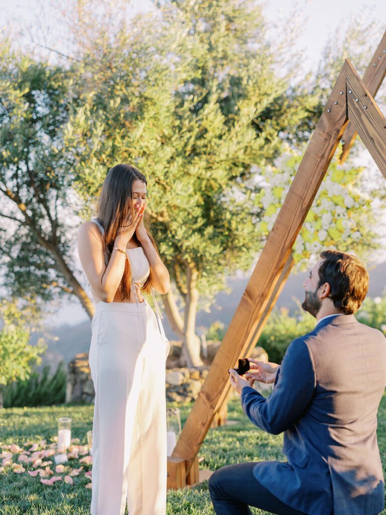 Custom Luxury Proposal in Los Angeles | Malibu - The Yes Girls