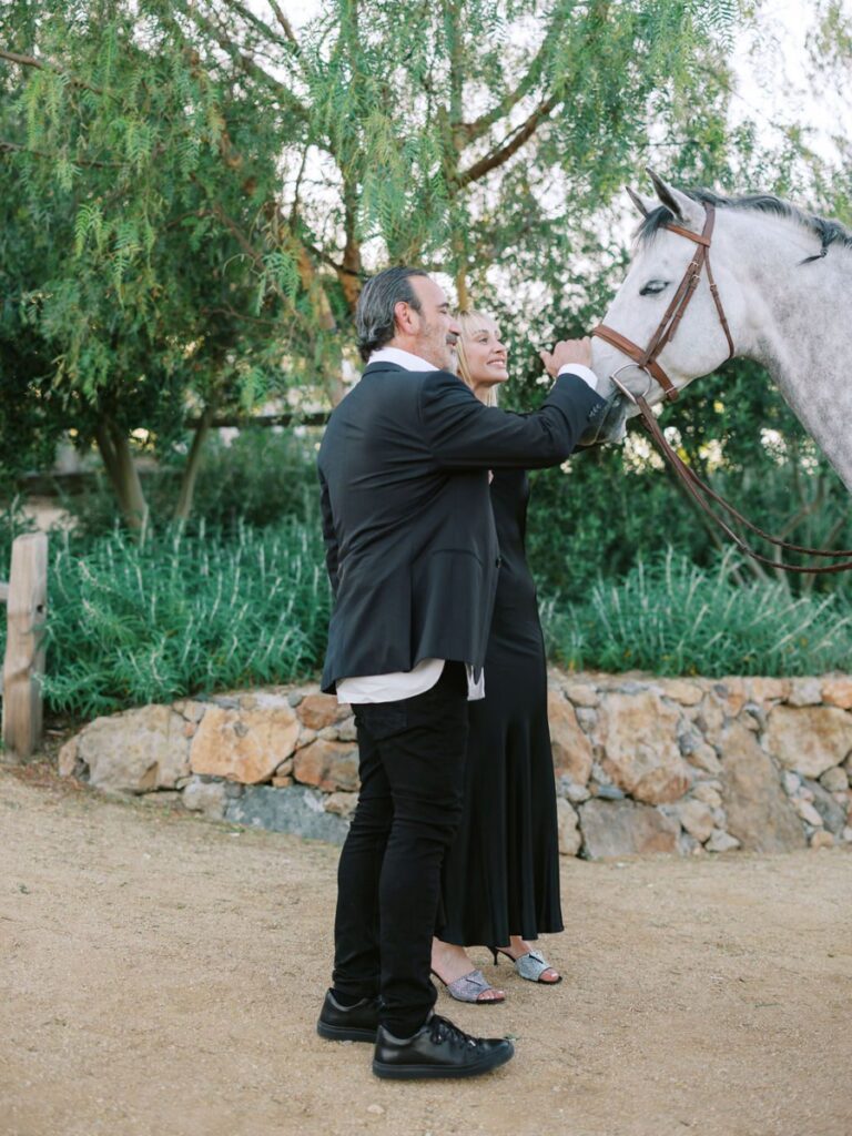 Horse Inspired Proposal at Stunning Malibu Private Estate