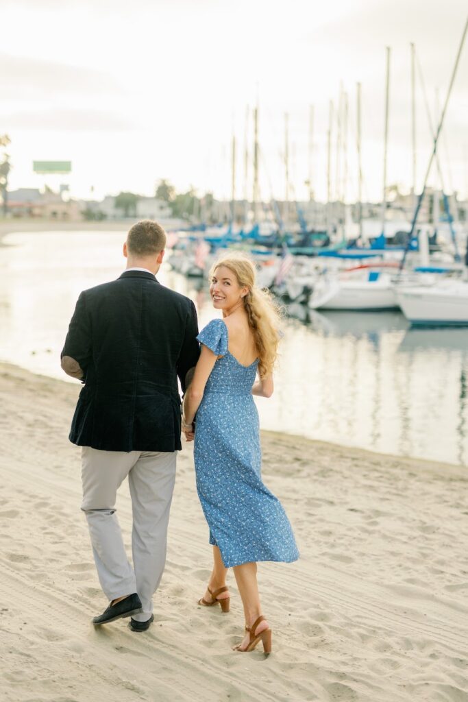 Luxury Private Beach Proposal in San Diego - The Yes Girls