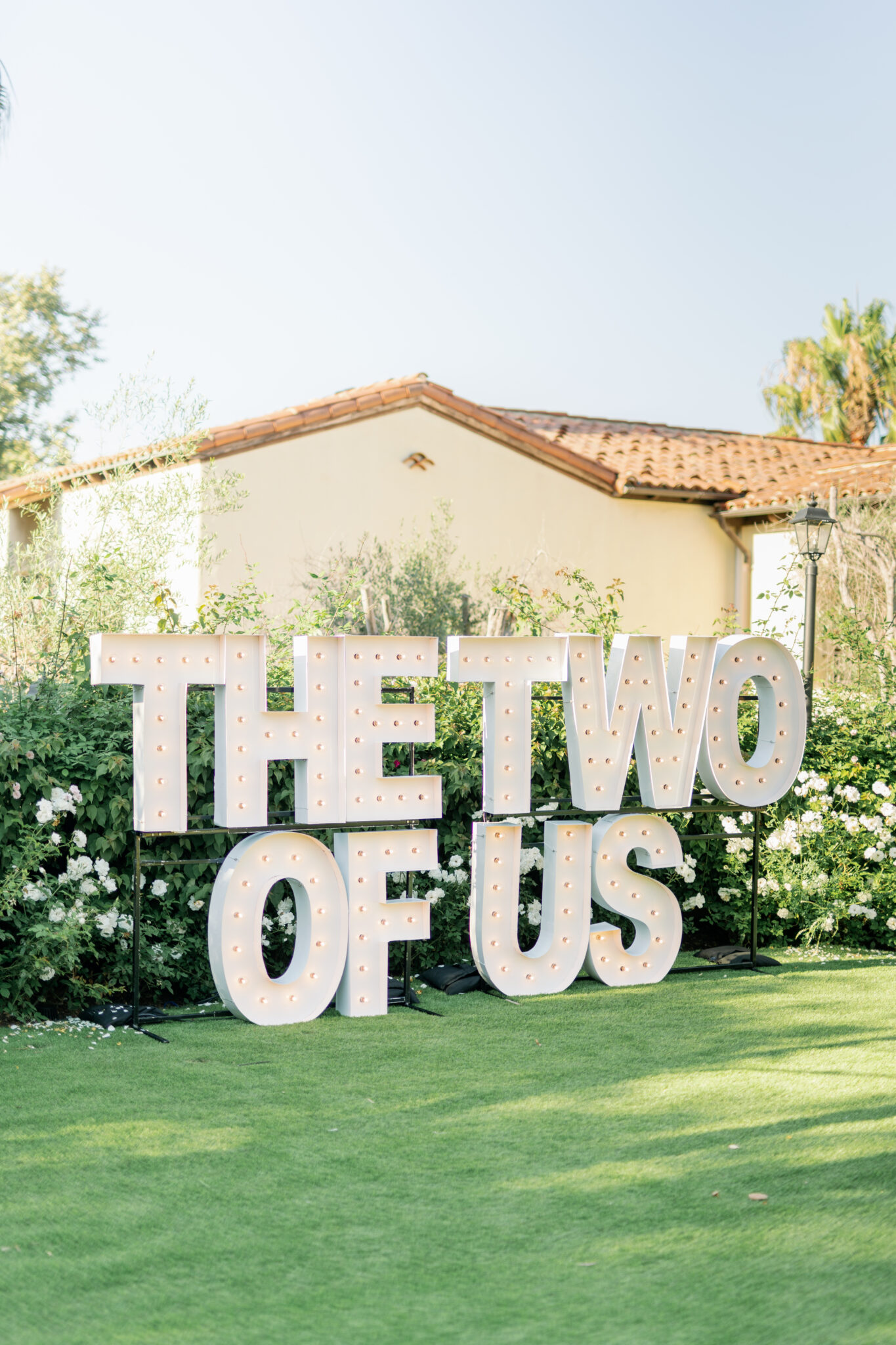 Making a Memorable Proposal with Marquee Light-Up Letters