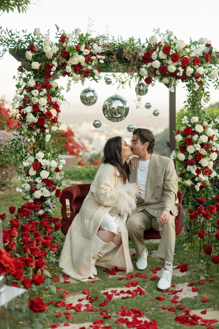 Custom Hollywood Red Rose Proposal - Juan & Alexandra - TYG