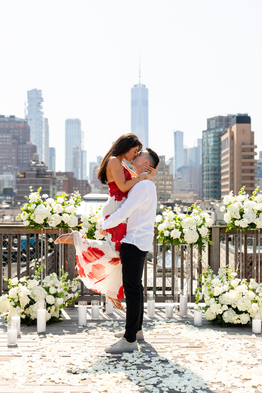 New York Rooftop Proposal - Zef & Ariana - The Yes Girls